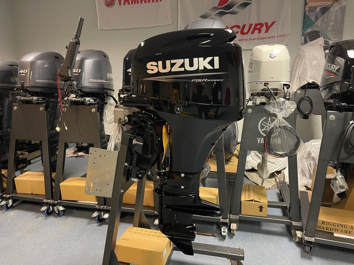 Suzuki 60 HP long shaft DF60 ATL (including remote control, gauges and & Outboard Outlet