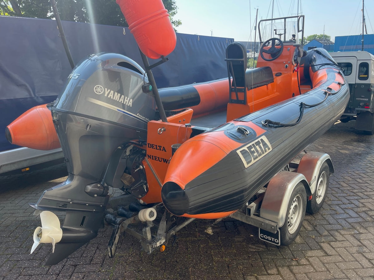 Delta RIB met Yamaha 115 pk montage & Outboard Outlet