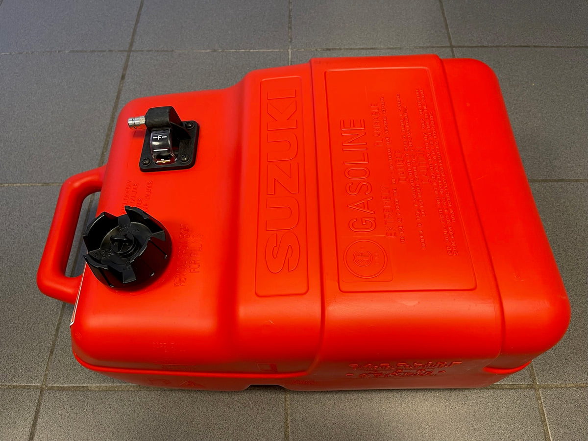 Suzuki 25 liter brandstoftank met meter & Outboard Outlet